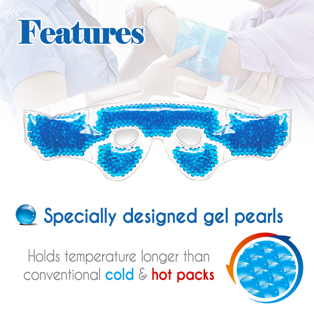 Cold/Hot Eye Mask with Gel Beads::Handy-Age Industrial Co., Ltd.